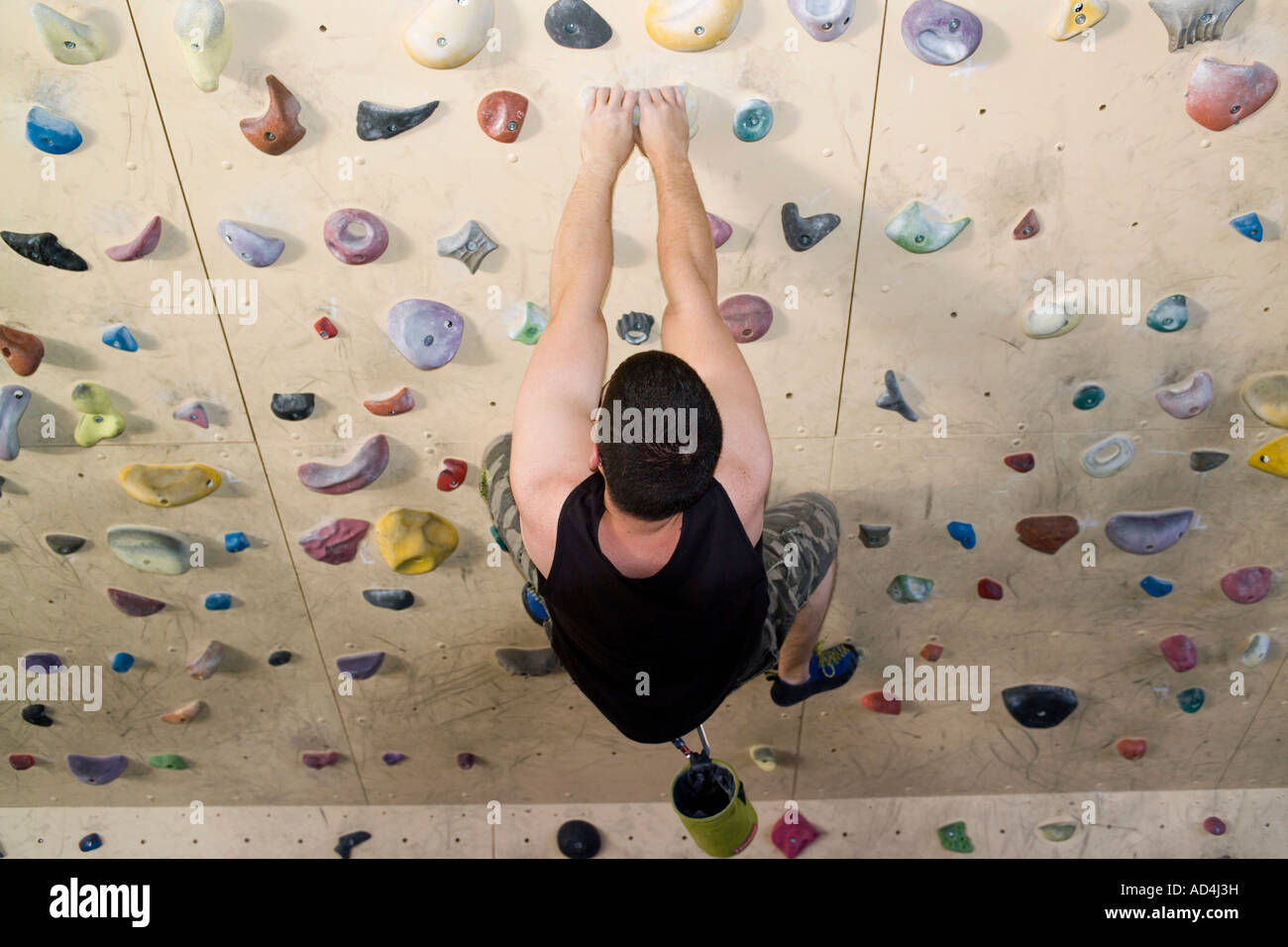 Indoor rock climbing hi-res stock photography and images - Alamy