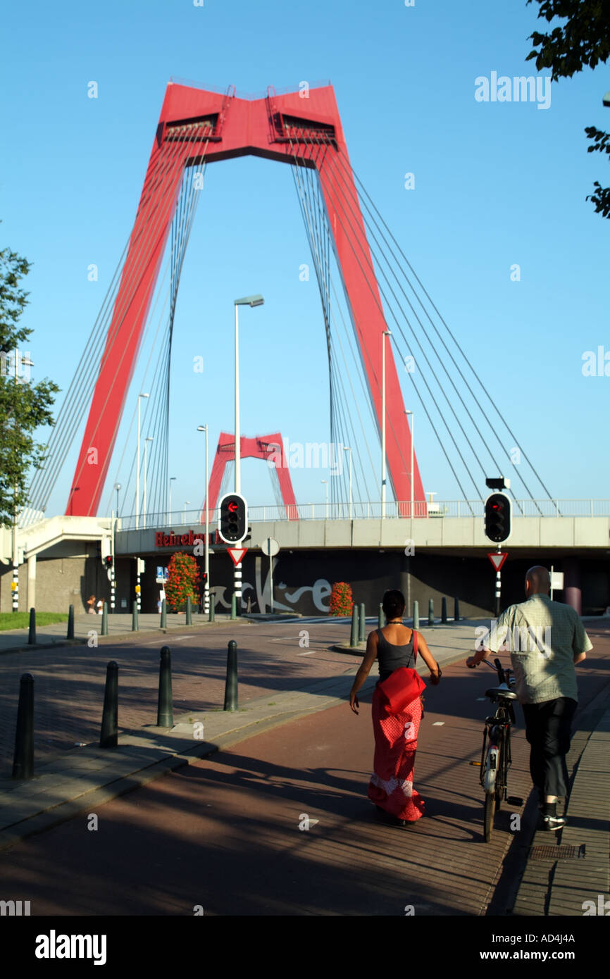 Williams Bridge Rotterdam Holland EU Netherlands Stock Photo - Alamy