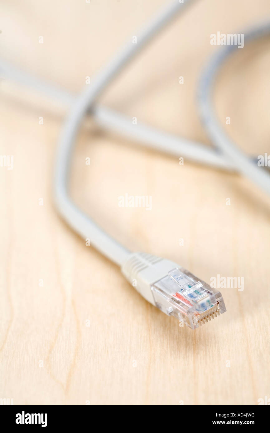 A network connection plug Stock Photo - Alamy