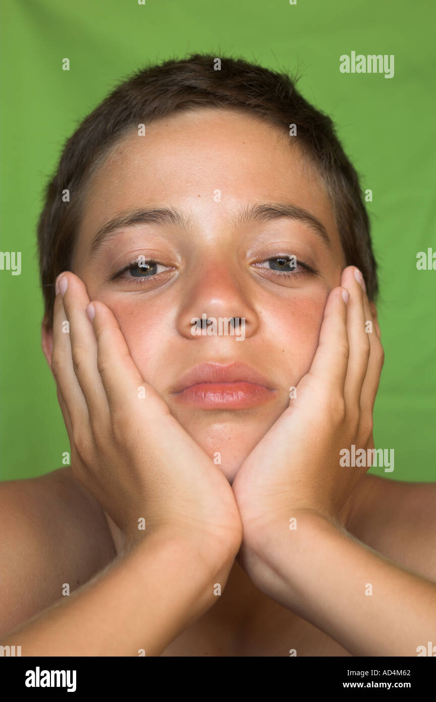 12 years boy portrait Stock Photo - Alamy
