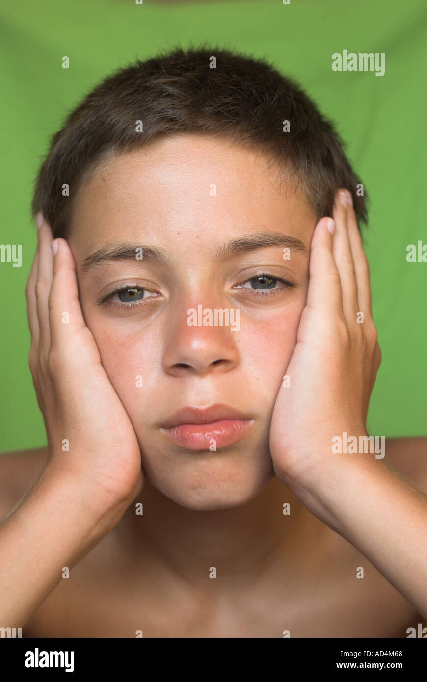 Boy 12 13 bored hi-res stock photography and images - Alamy