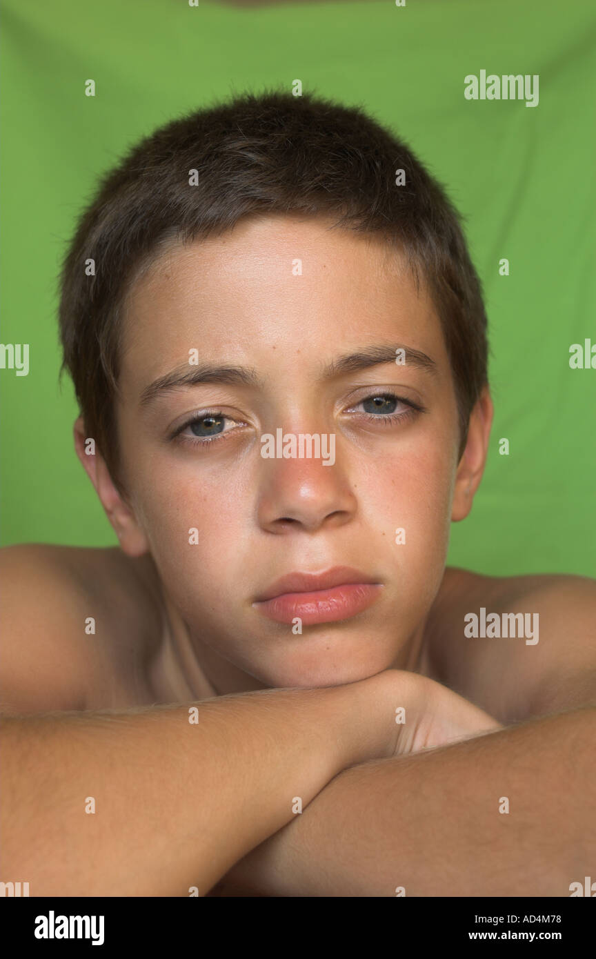 12 years boy portrait Stock Photo - Alamy