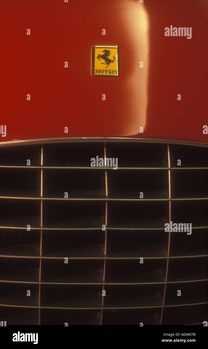 Ferrari Radiator Grille Stock Photo - Alamy