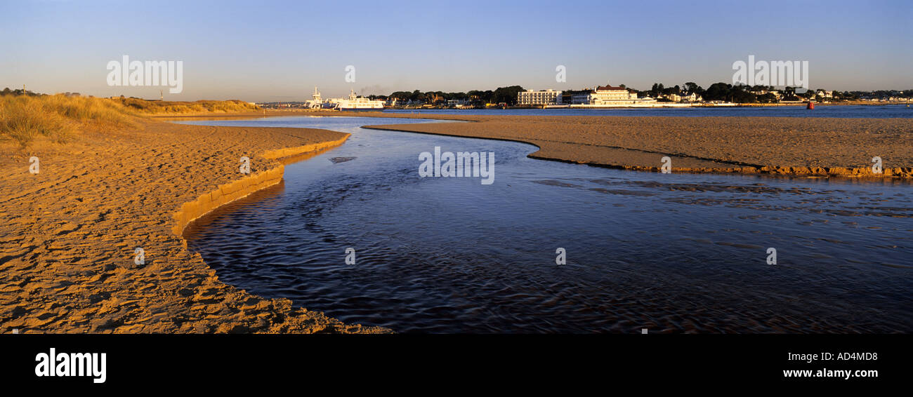 Sandbanks from Shell Bay, Poole, Dorset, England, UK Stock Photo - Alamy