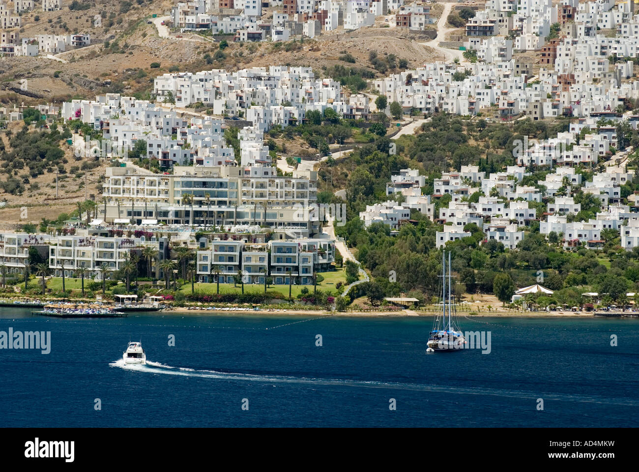 Boat sightseeing bodrum bay horizontal turkey travel destination hi-res ...