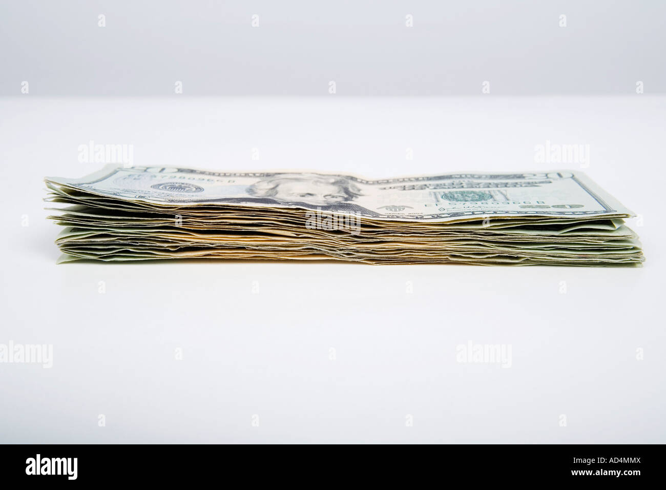 A stack of twenty dollar bills Stock Photo - Alamy