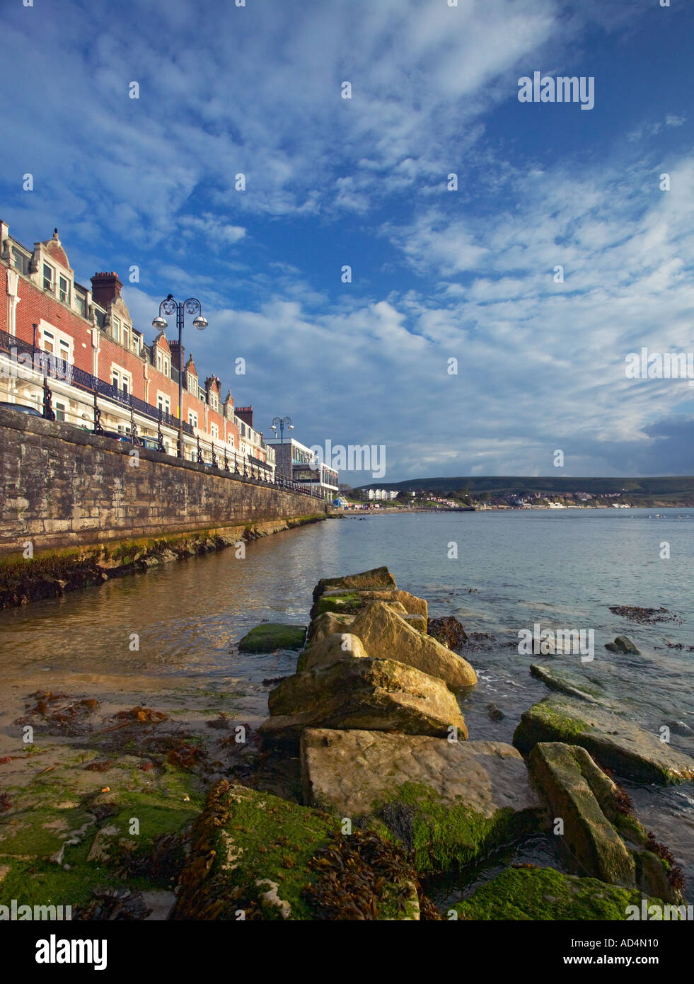 Swanage sea front, Dorset, England, UK Stock Photo - Alamy