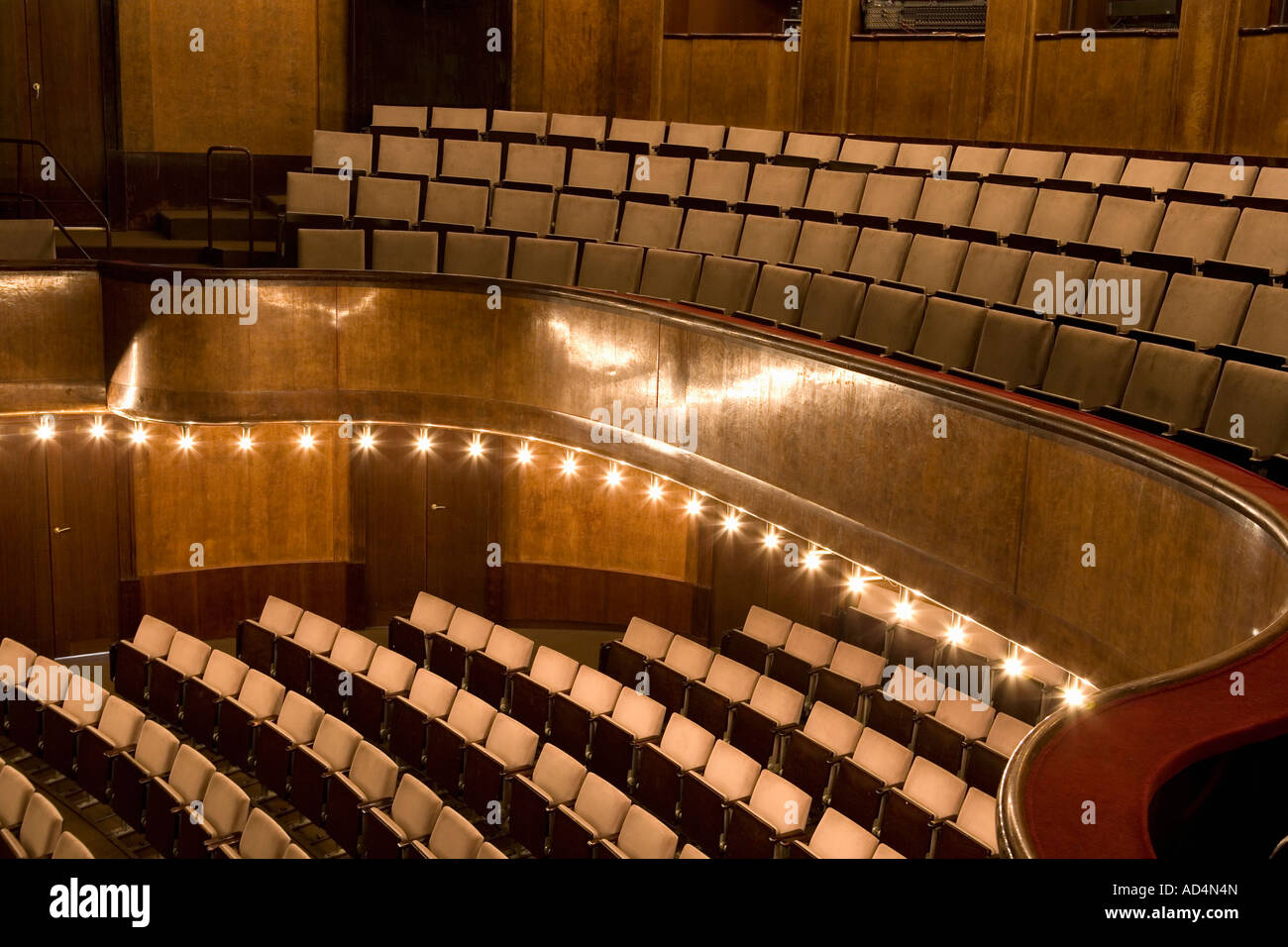 Illuminated Art Deco Theater High Resolution Stock Photography and ...