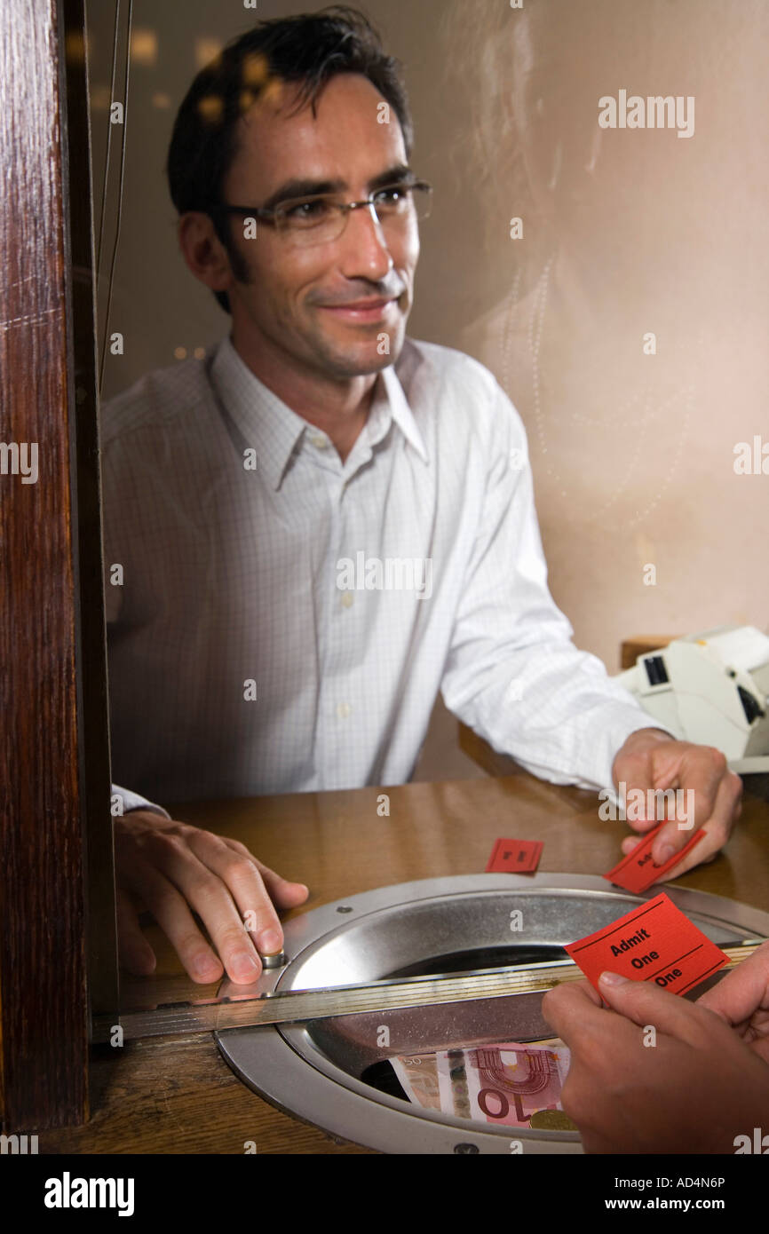 Buying tickets at a theater hi-res stock photography and images - Alamy