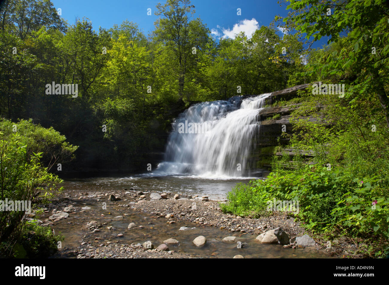 50 foot falls in Pixley Falls State Park in Oneida County New York ...