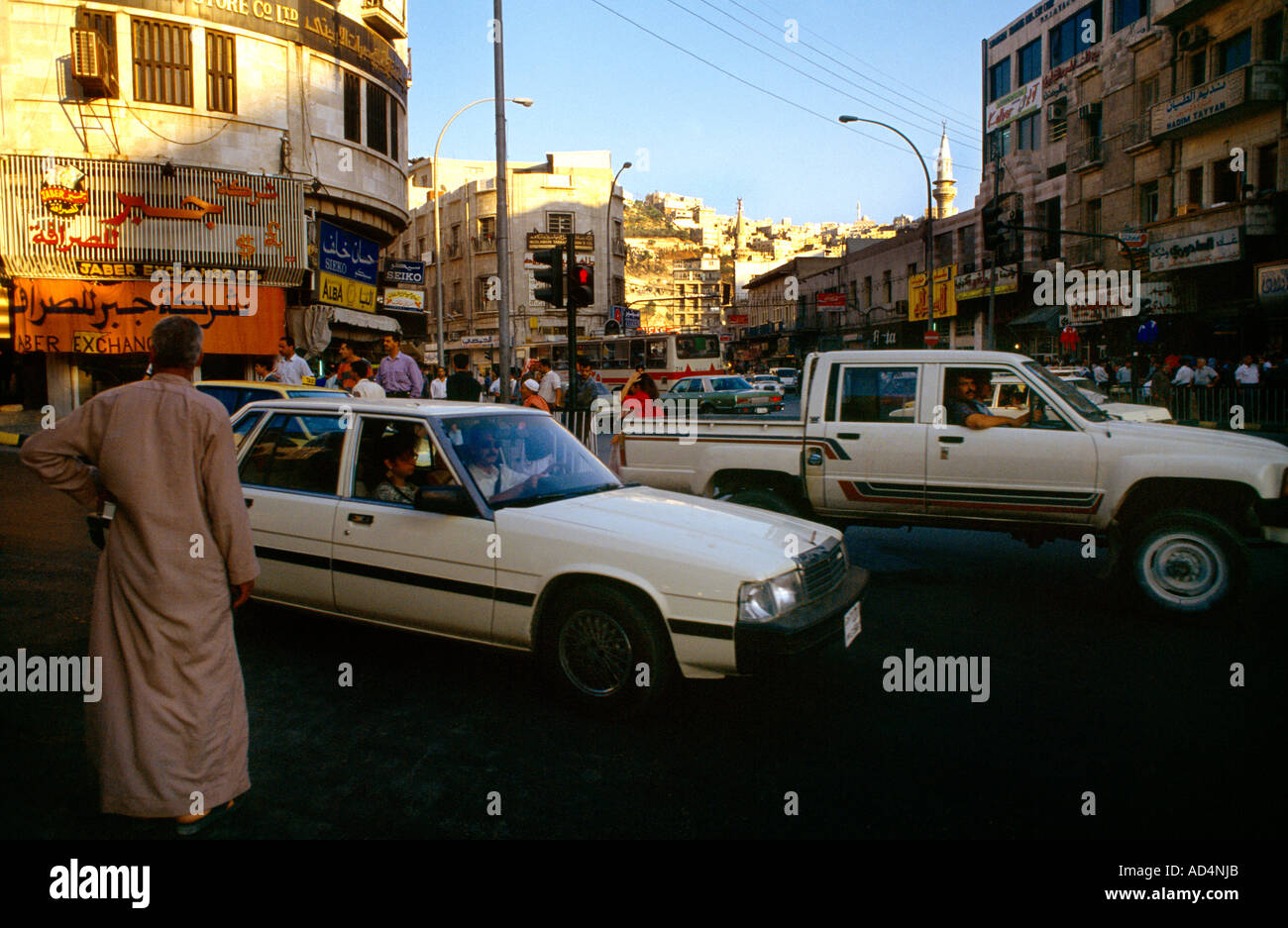 Amman Jordan Downtown Street Scene Stock Photo - Alamy