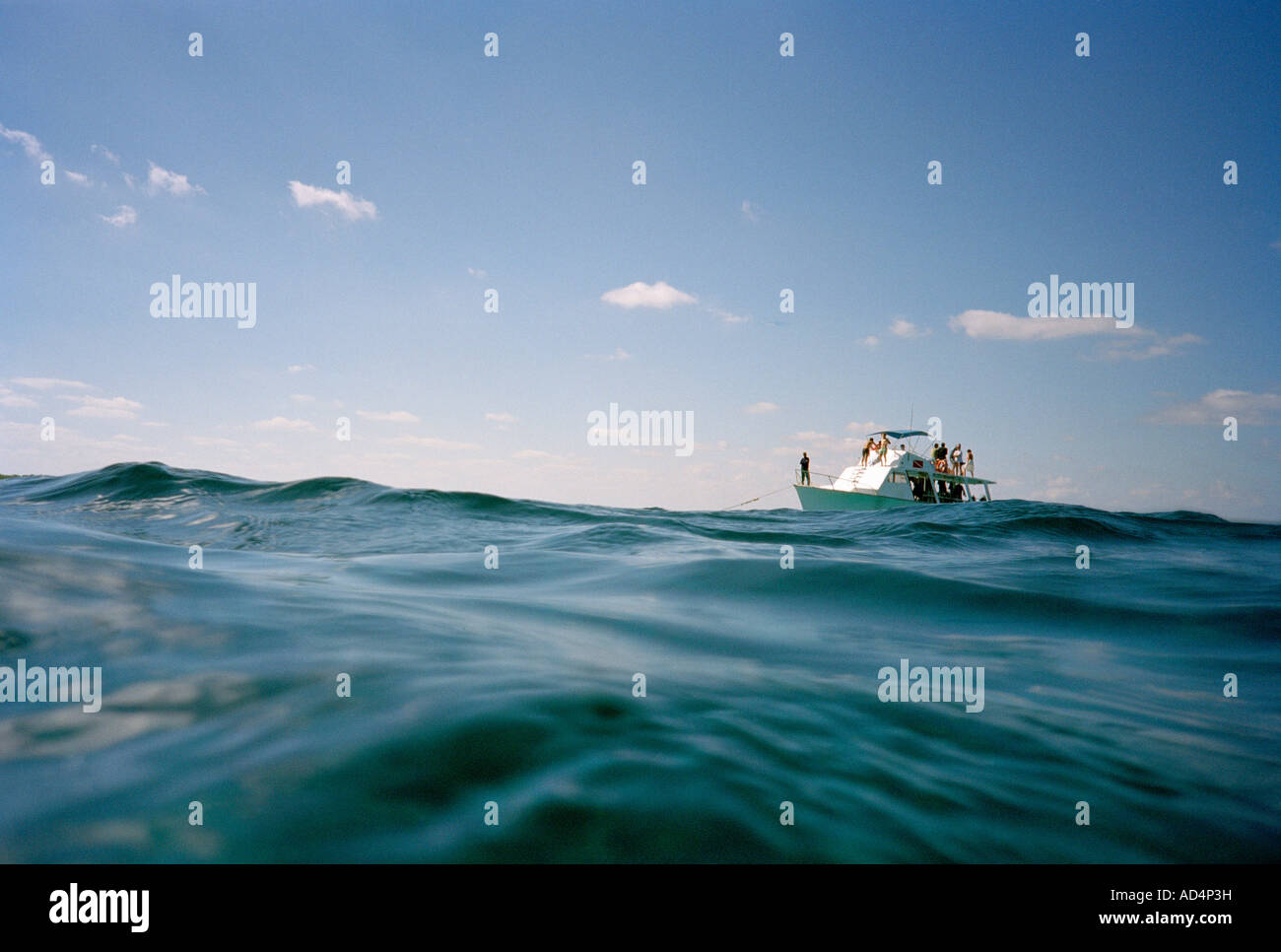 A boat at sea Stock Photo - Alamy