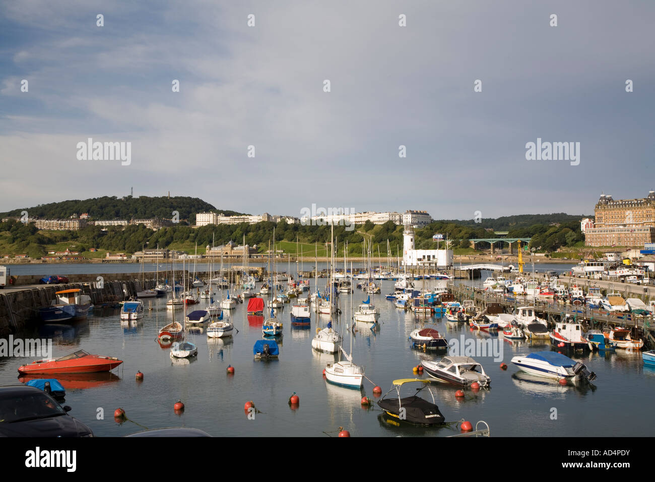 Harbour scenes at Scarborough Yorkshire coast Stock Photo - Alamy