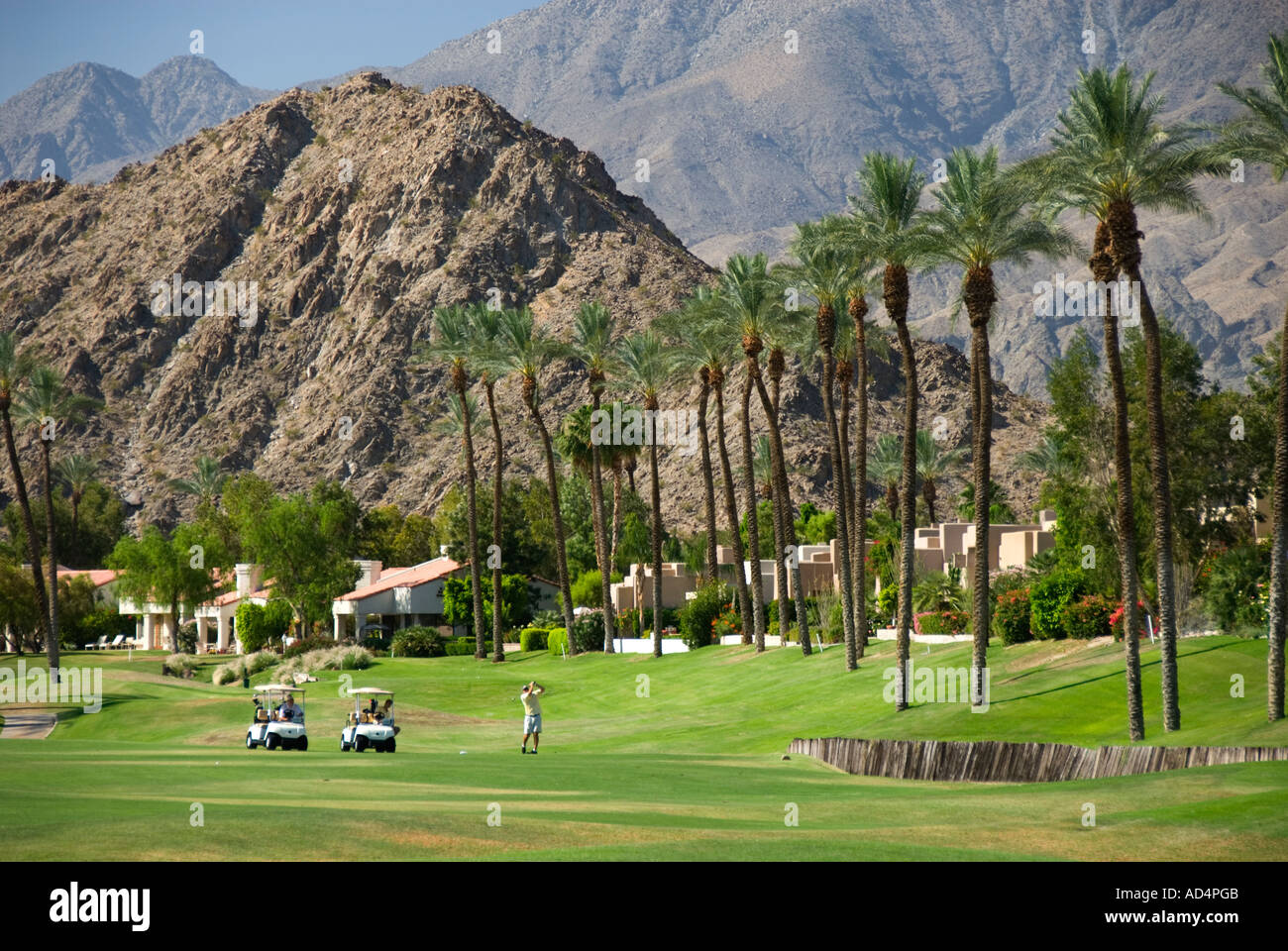 La Quinta Resort Mountain golf course Stock Photo - Alamy