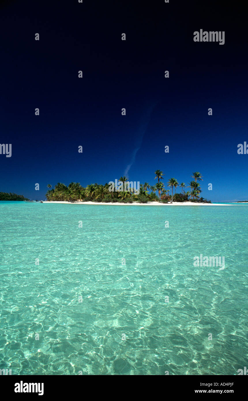 One Foot Island Aitutaki Cook Islands Stock Photo - Alamy