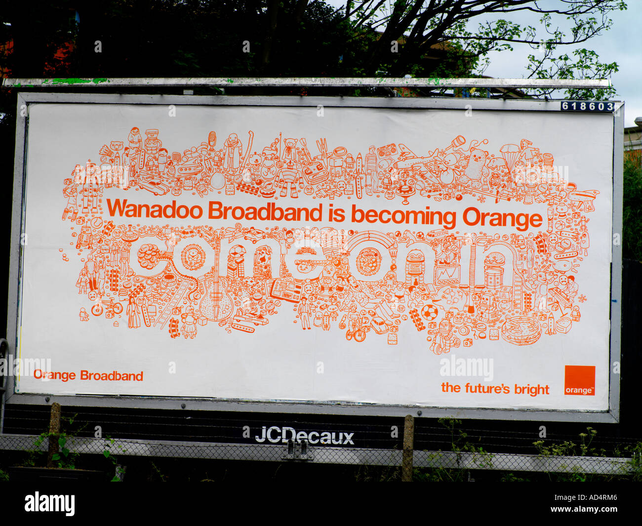 Raynes Park London England Billboard Orange Broadband Orange Phones and ...