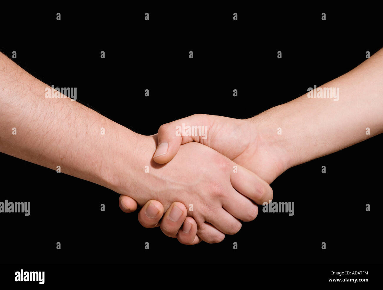 Two men shaking hands Stock Photo - Alamy