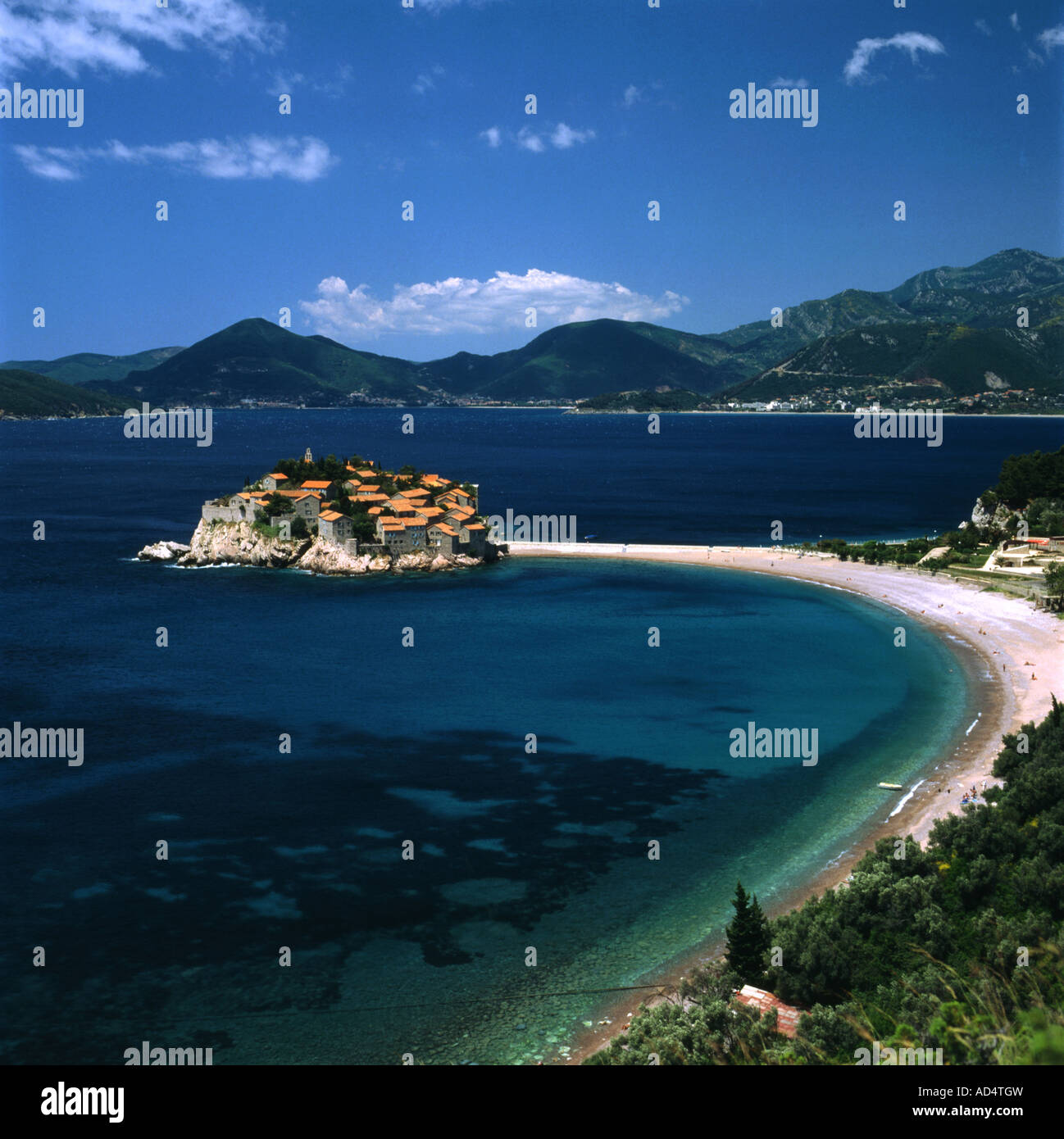 Sveti Stefan, Montenegro Stock Photo - Alamy