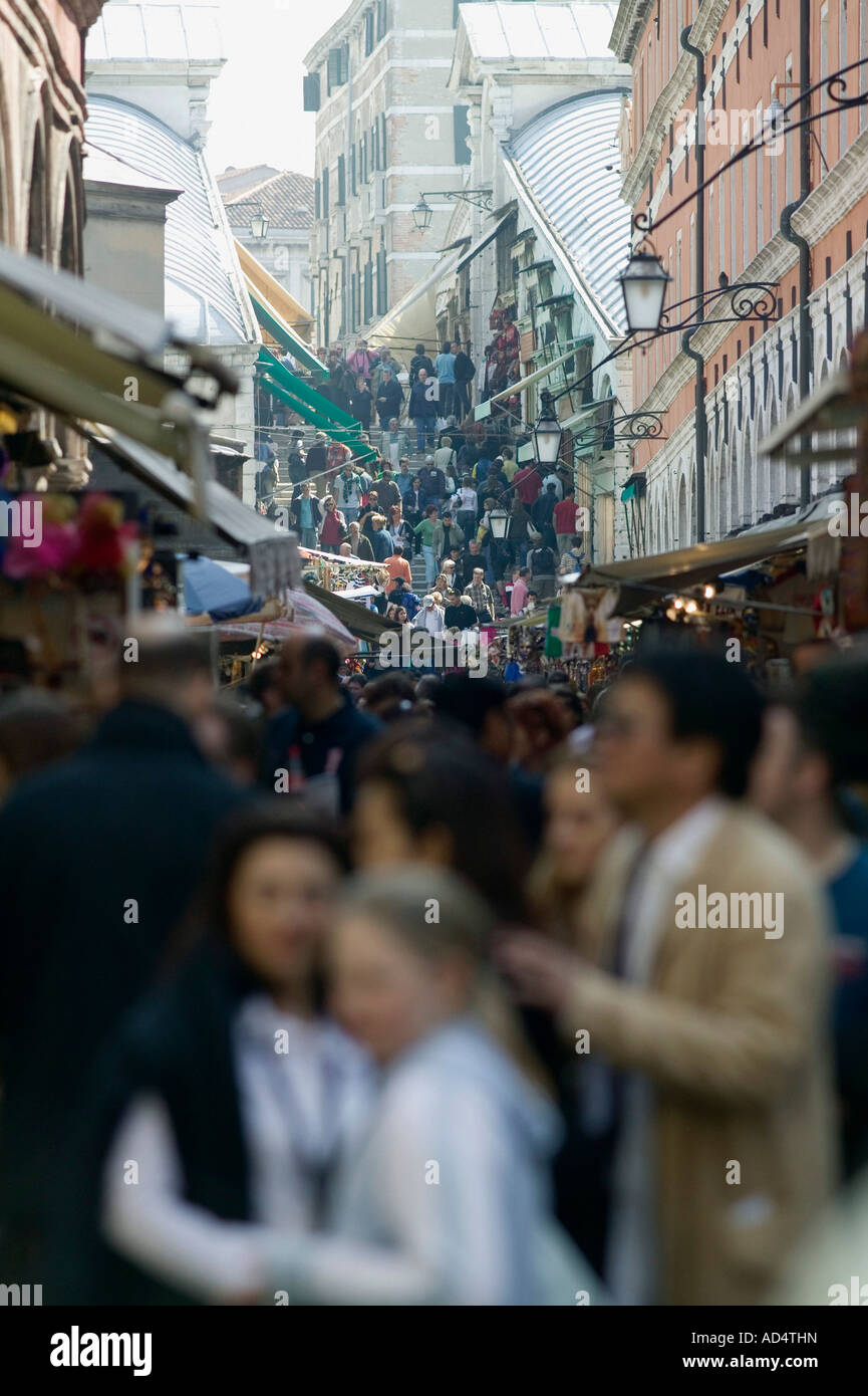 A crowded street in Venice Stock Photo - Alamy