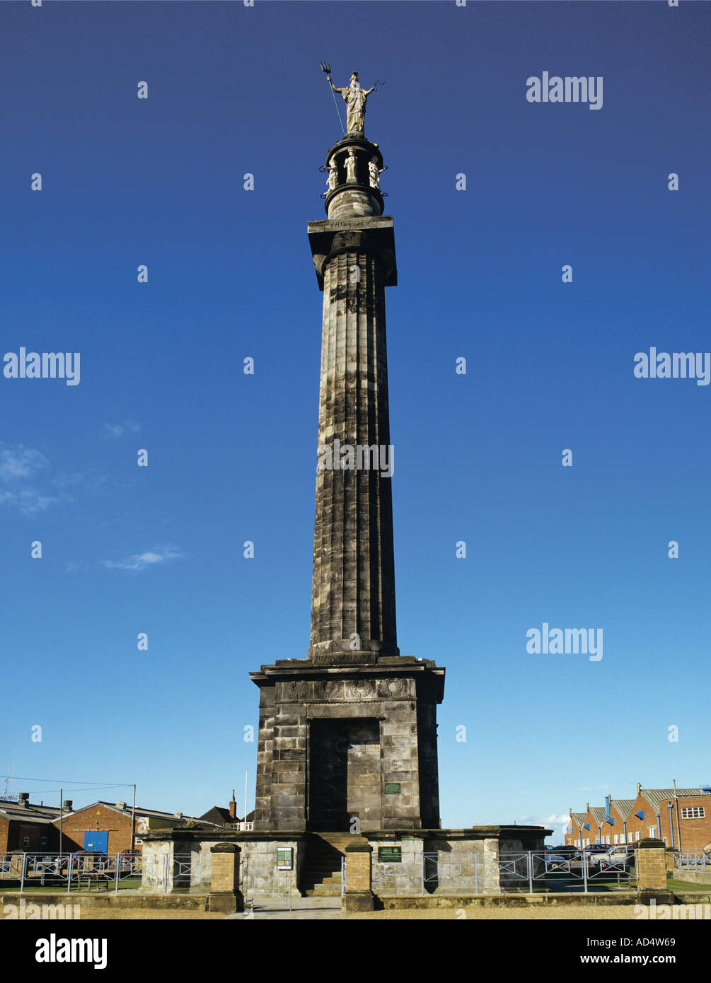 Britannia Monument in honour of Lord Nelson in Great Yarmouth Norfolk Stock Photo - Alamy