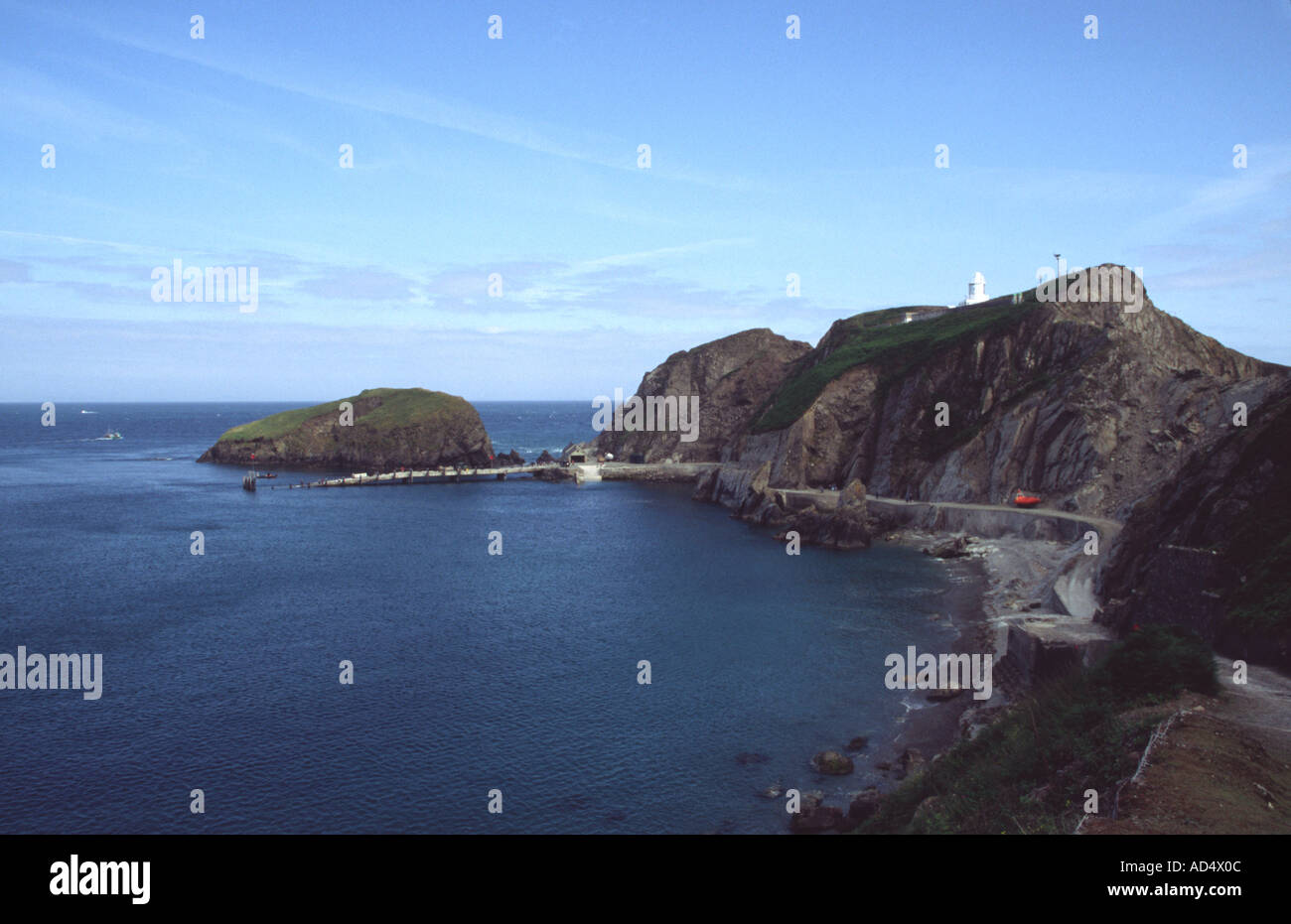 Harbour on Lundy Island in the Bristol Channel England Stock Photo - Alamy