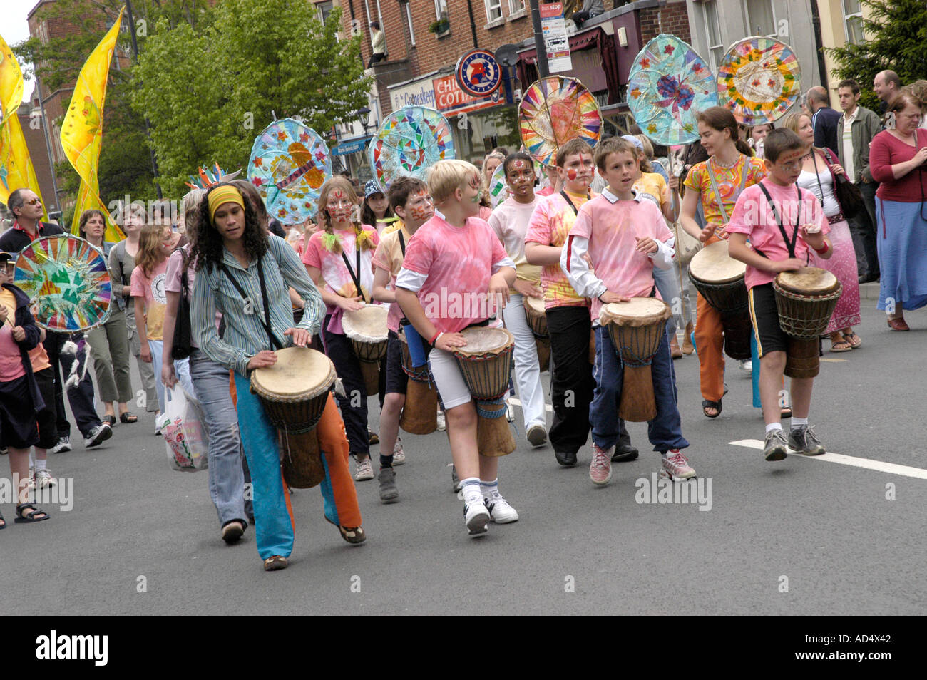 cowley road carnival in Oxford June 2005 Stock Photo - Alamy