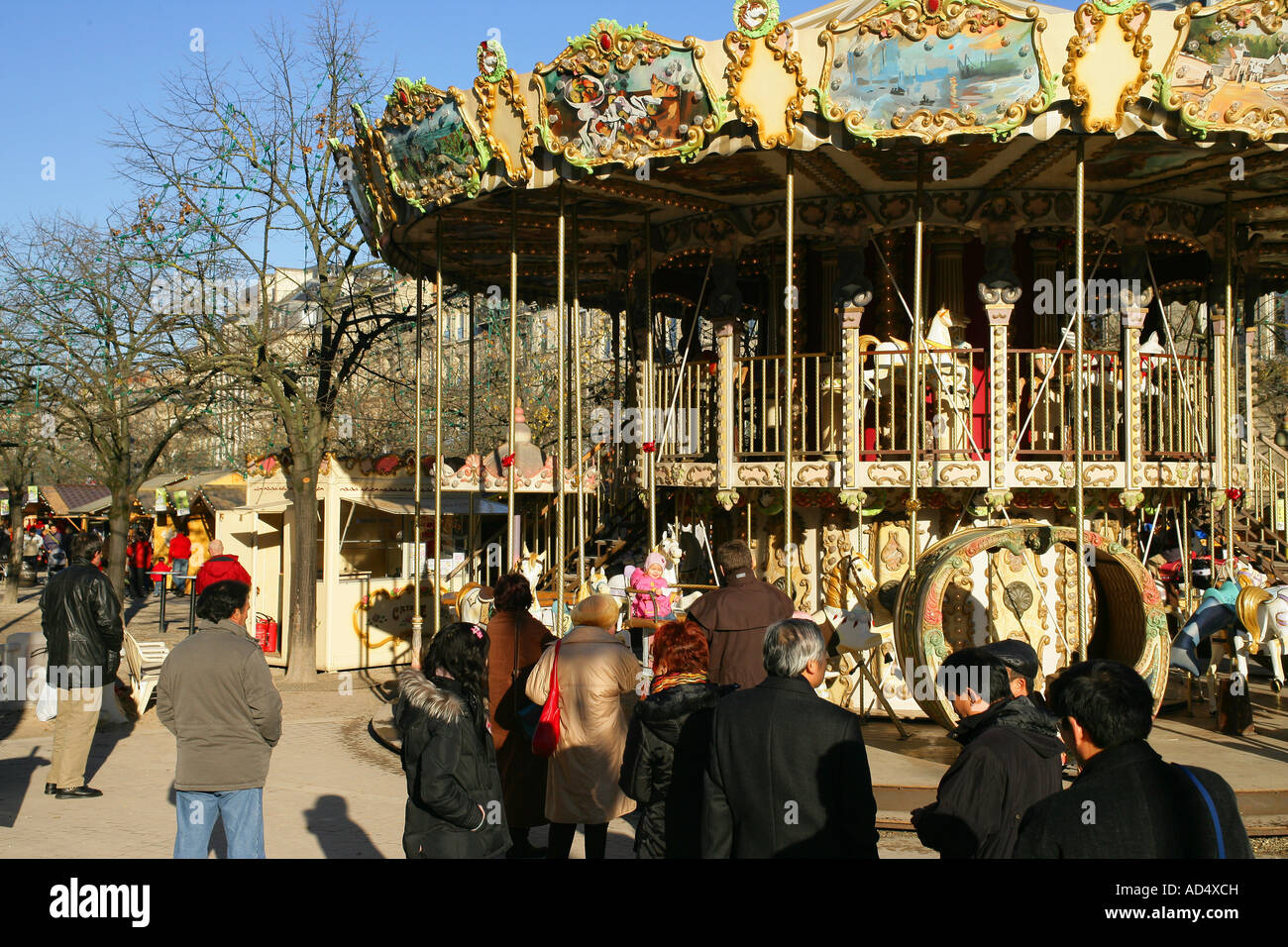 Merry go round Stock Photo - Alamy
