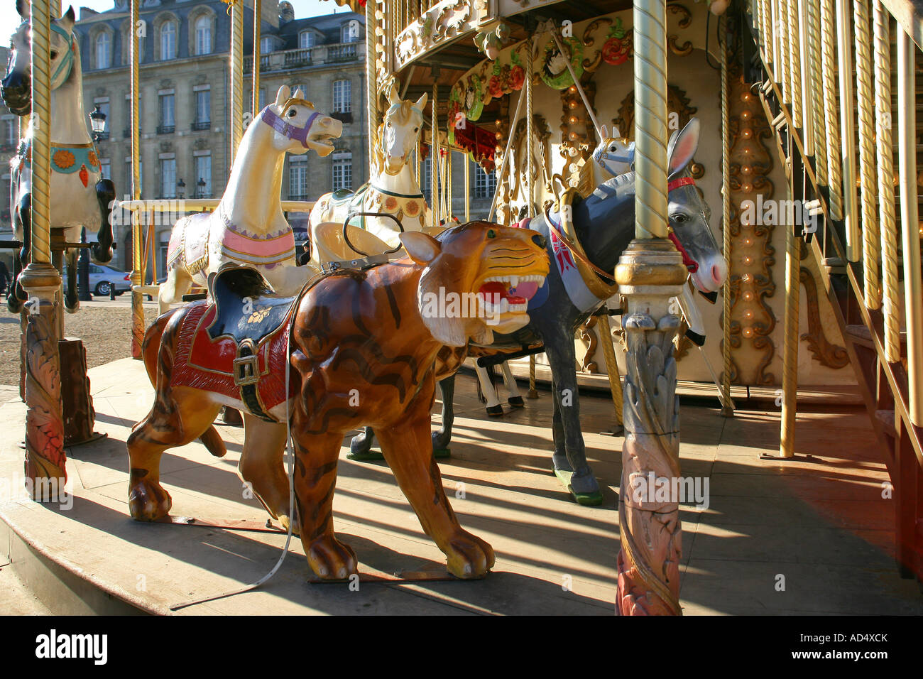 Merry go round Stock Photo - Alamy