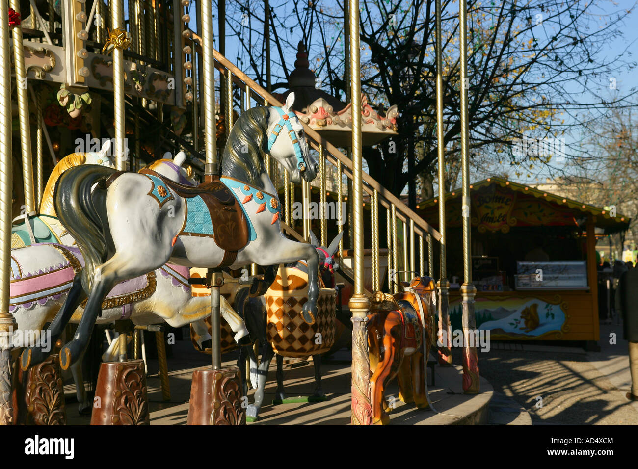Merry go round Stock Photo - Alamy