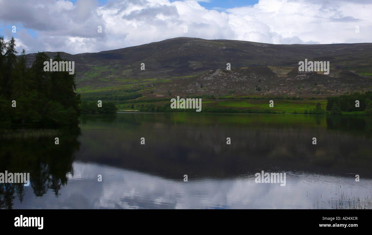 Reflecting lake, Scottish Highlands, Scotland UK Stock Photo - Alamy