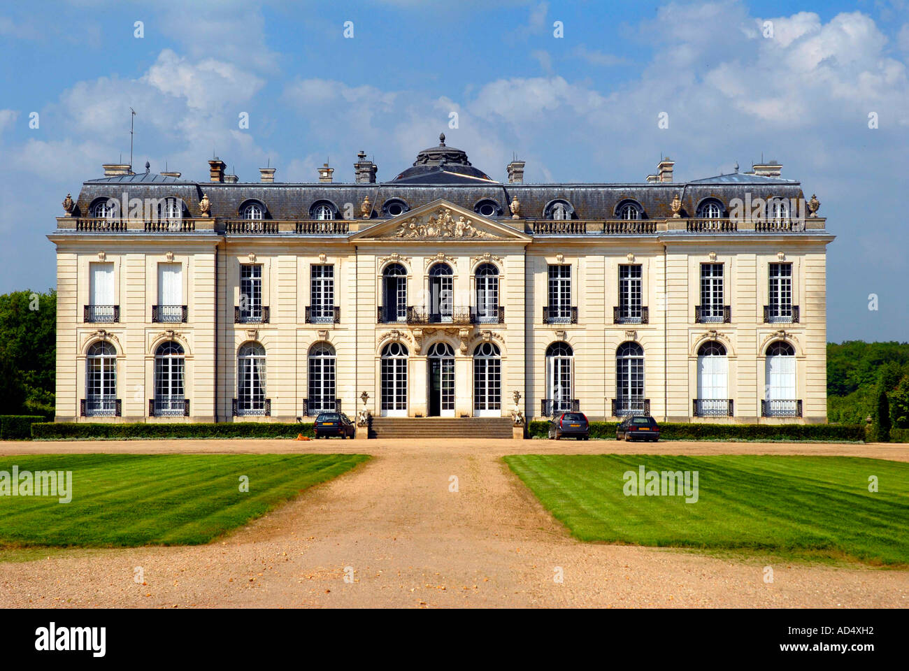 Chateau Pont Chevron Loire France Stock Photo - Alamy