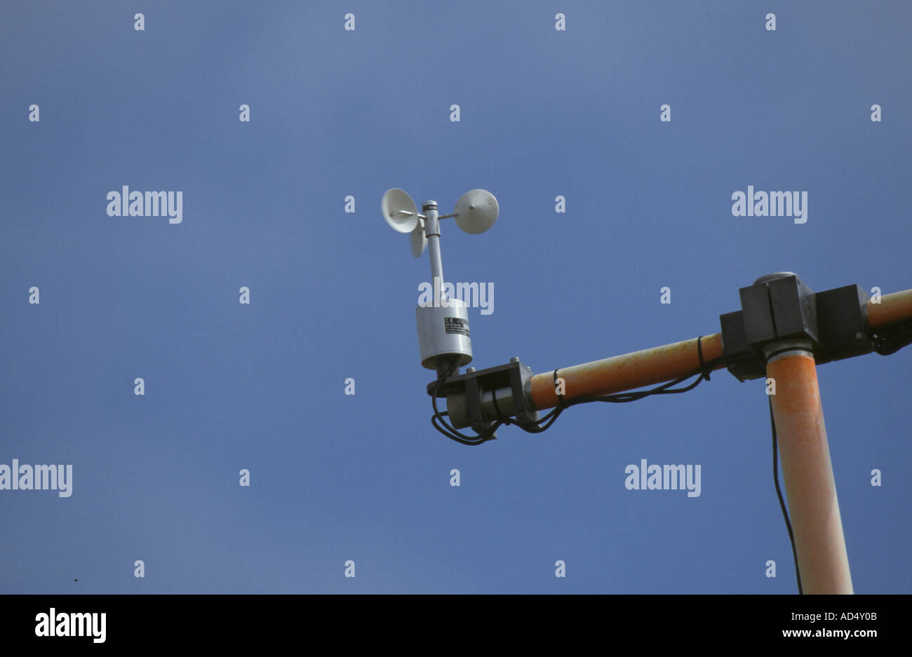 Instruments Anemometer for monitoring wind speed and direction Stock ...