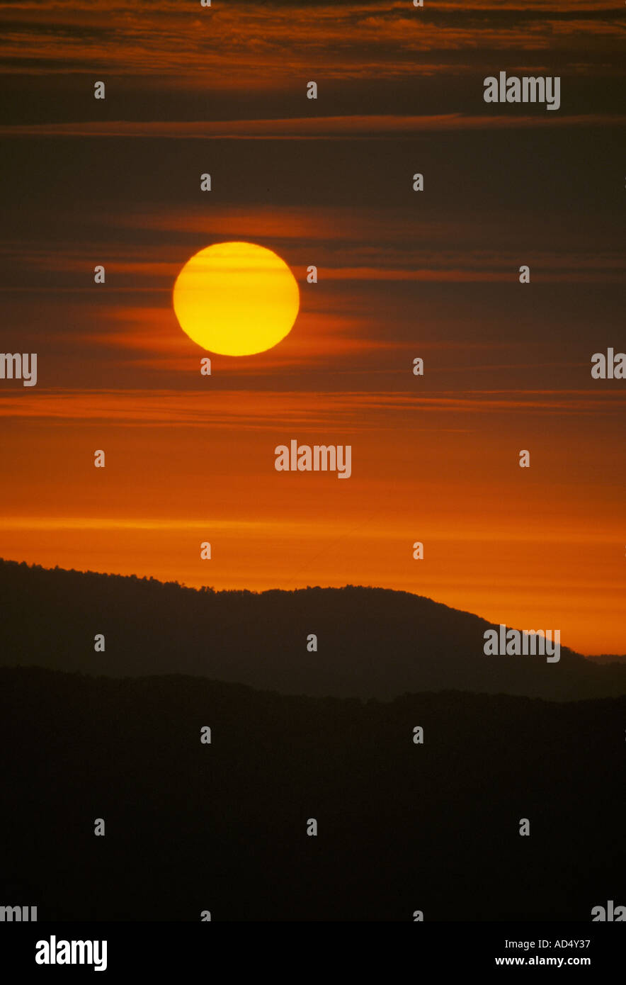 Orange glow sunrise on hi-res stock photography and images - Alamy