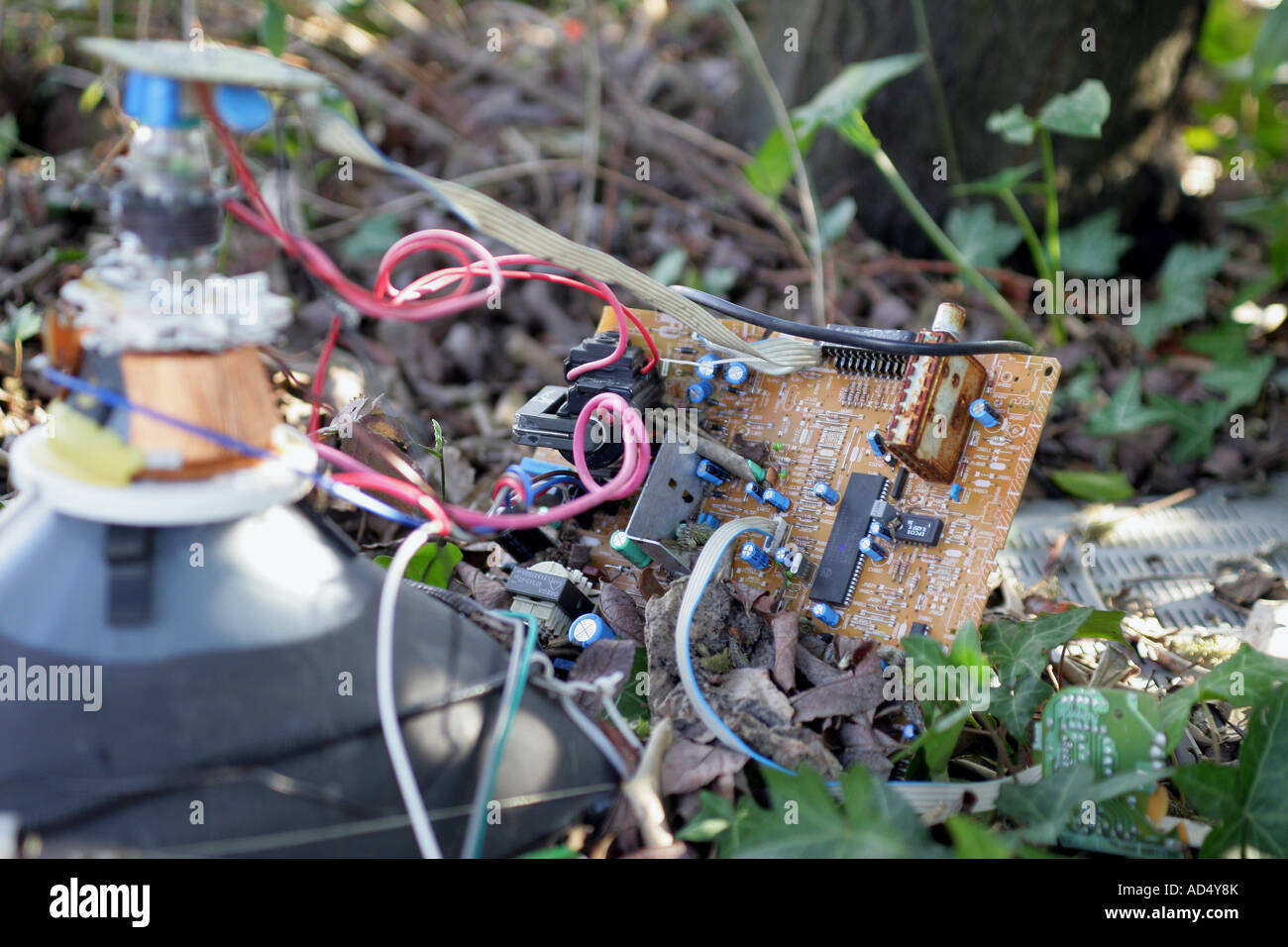 Garbage thrown on the ground Stock Photo - Alamy