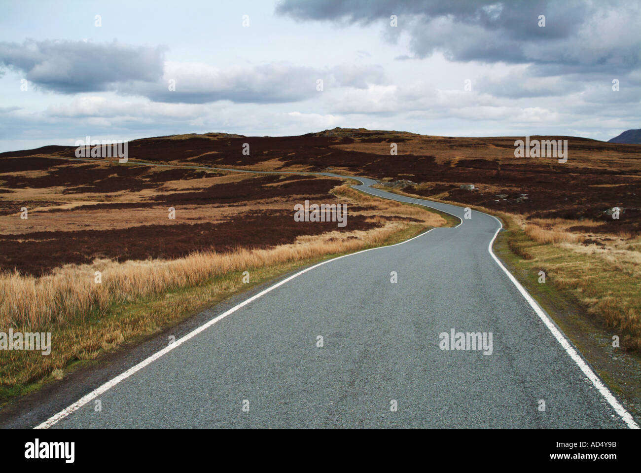 Undulating moorland road hi-res stock photography and images - Alamy