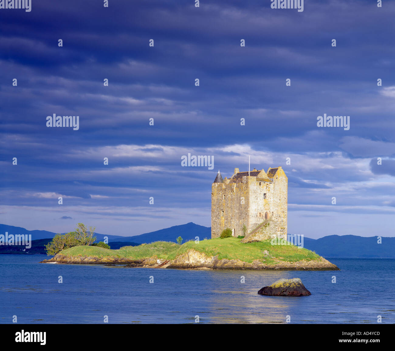 Castle Stalker near Port Appin, Appin, Argyll and Bute, Scotland, UK ...