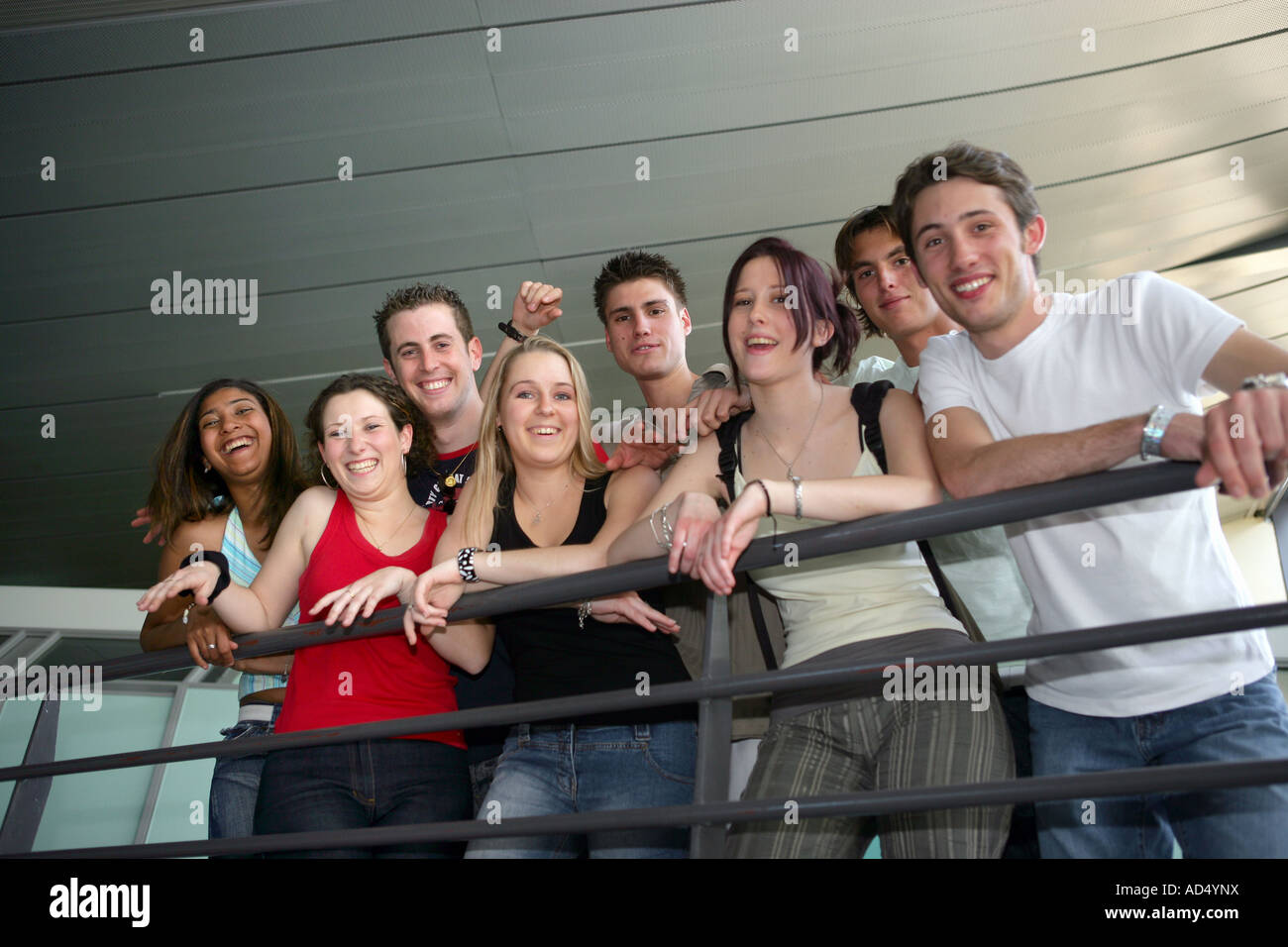 Students having fun Stock Photo - Alamy