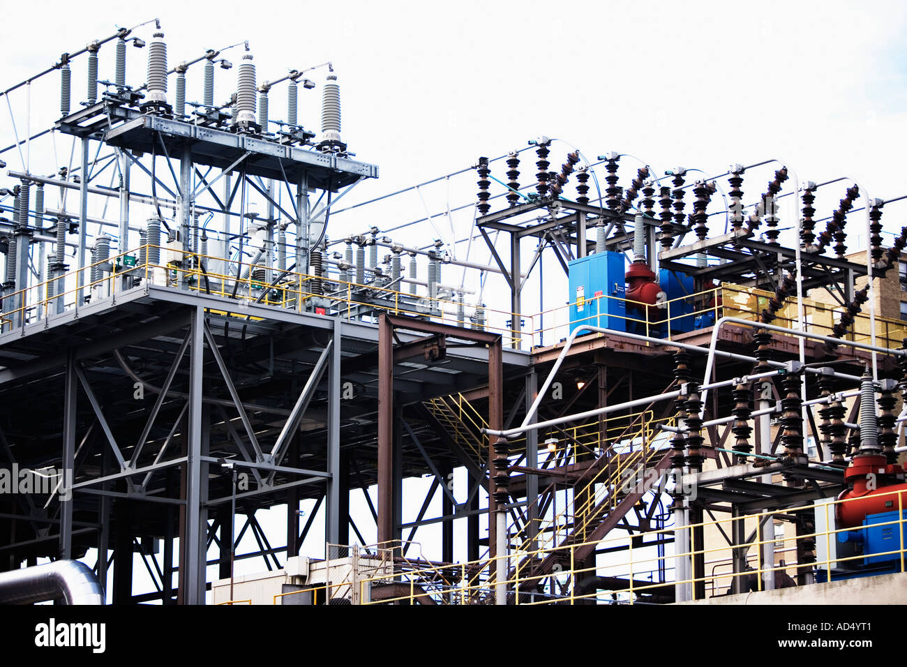 ELECTRICAL PLANT, ELECTRICITY, SUNSET, POWER, CONNECTION, TRANSFORMER ...