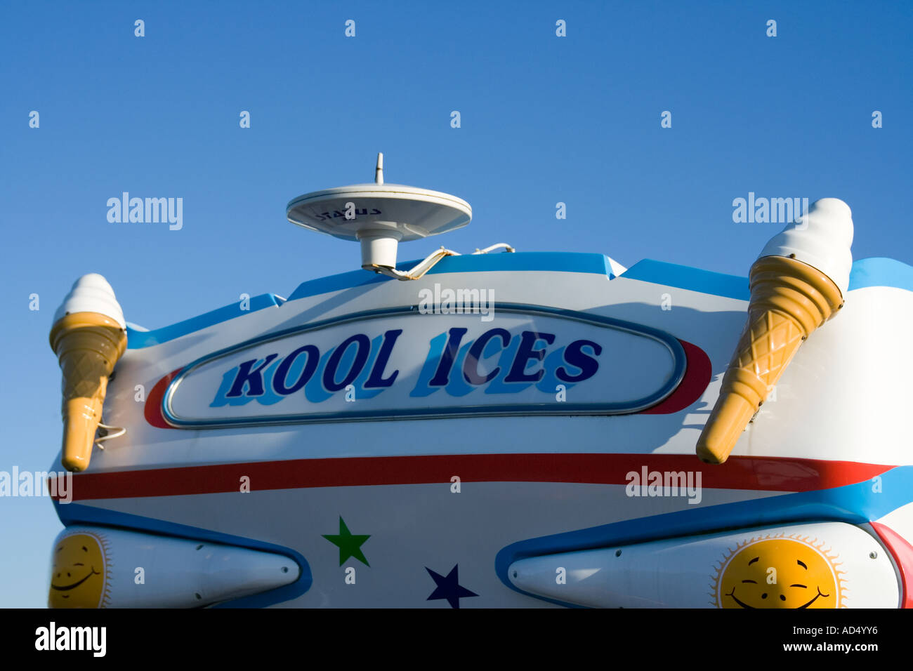Ice Cream van Kool Ices Stock Photo - Alamy