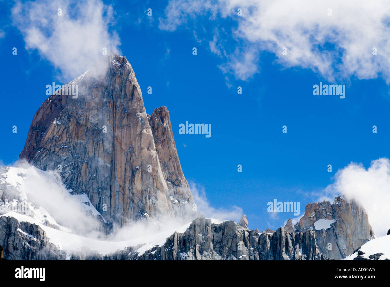 Summit of Cerro Fitzroy Stock Photo - Alamy