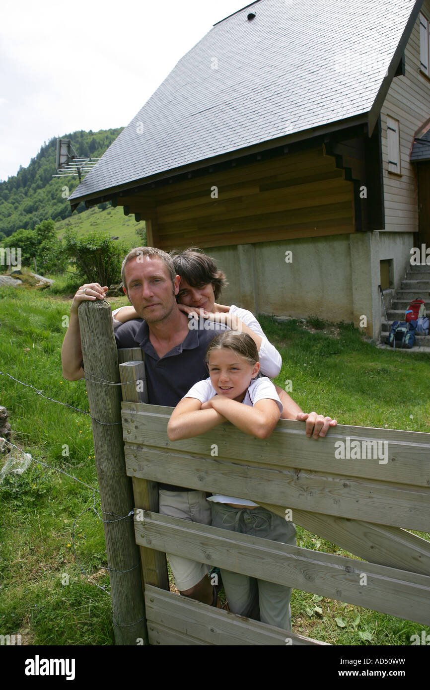 Family in the countryside Stock Photo - Alamy