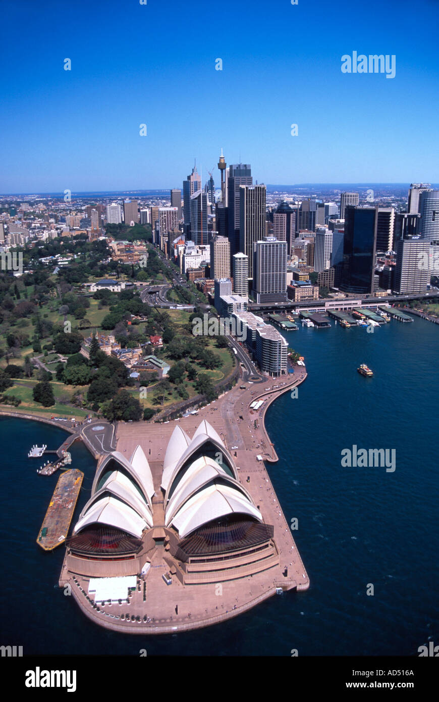 Sydney Opera House Sydney Harbour Australia aerial Stock Photo - Alamy