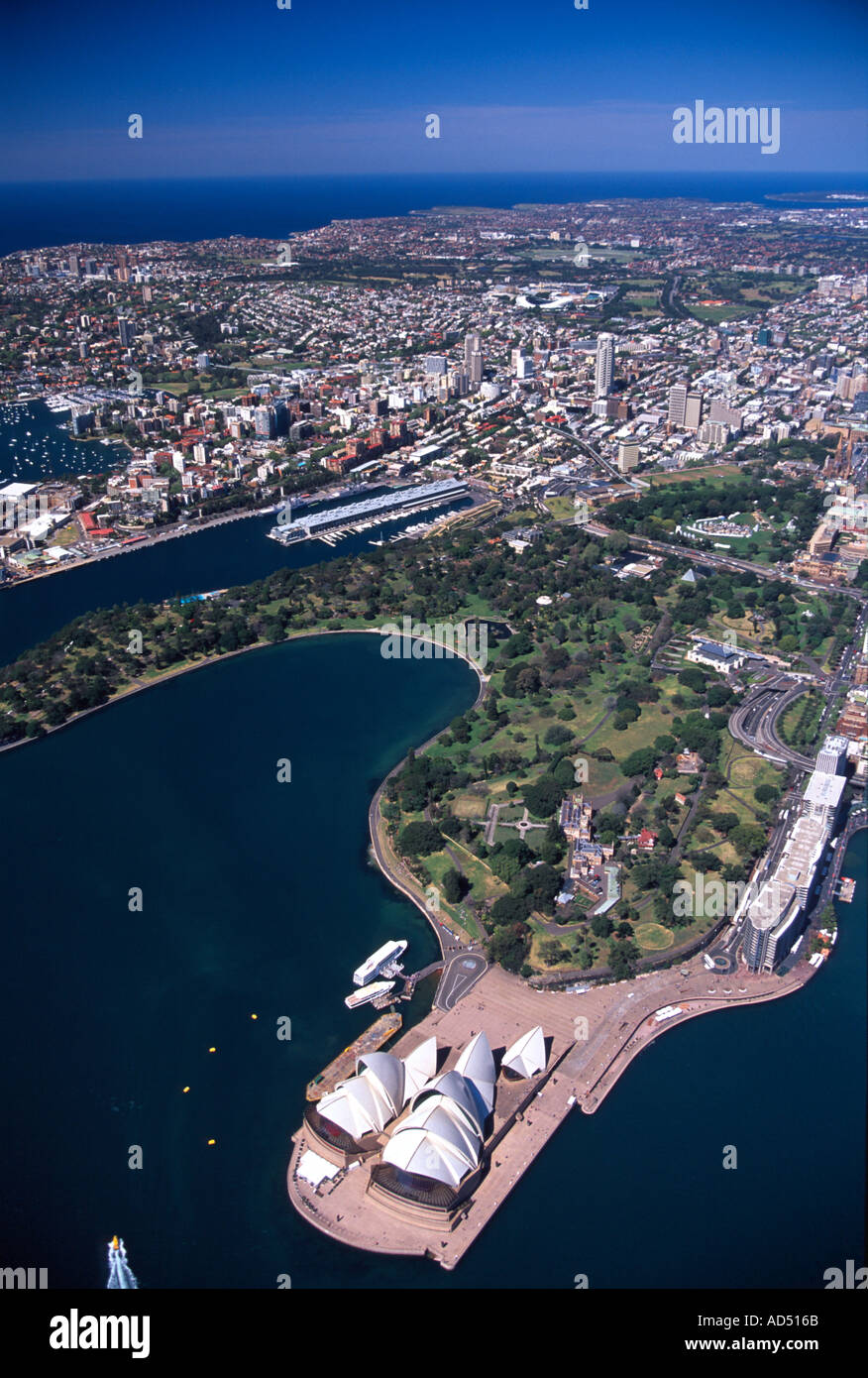 Sydney Opera House Sydney Harbour Australia aerial Stock Photo - Alamy