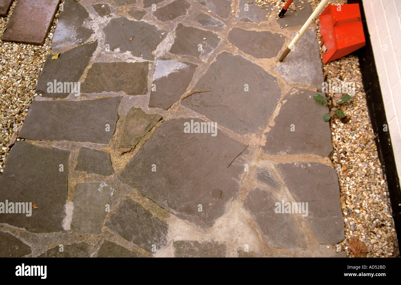 Crazy Paving path Stock Photo - Alamy