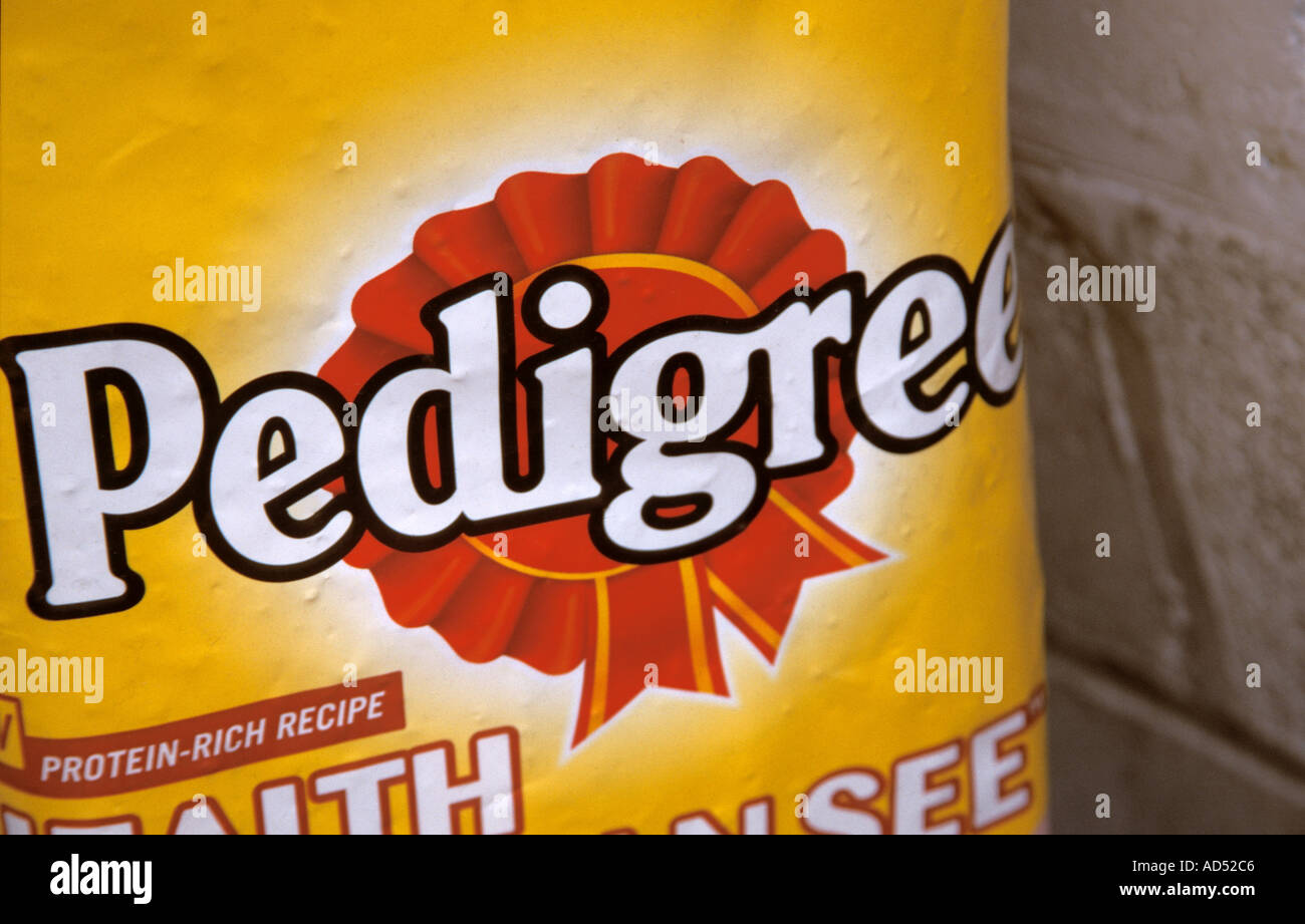 Dog Food Plastic Sack Stock Photo - Alamy