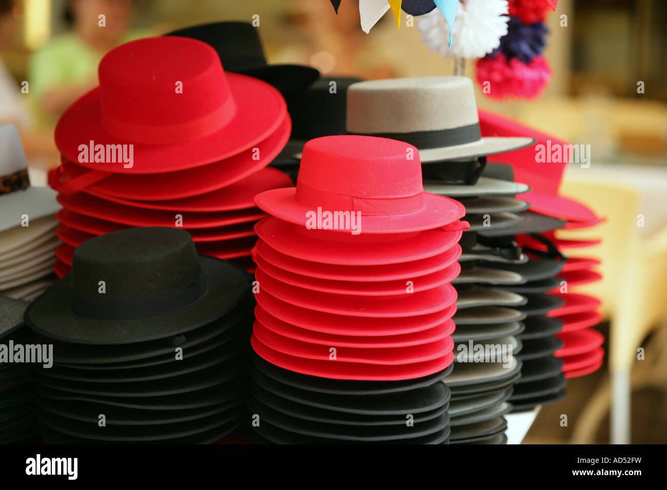 Stack of hats Stock Photo - Alamy