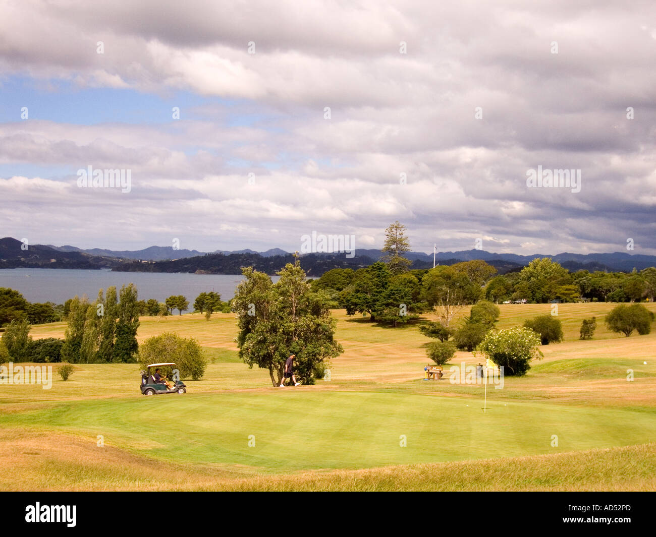 golf course bay of islands north island new zealand Stock Photo - Alamy