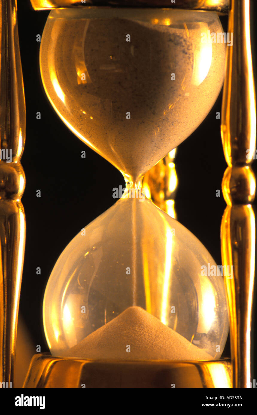 HOURGLASS TIME Stock Photo - Alamy
