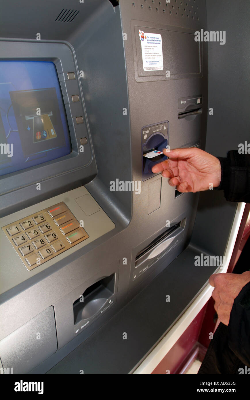 Automatic teller machine Stock Photo - Alamy