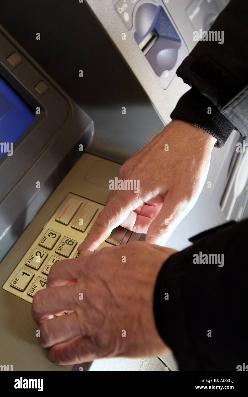 Automatic teller machine Stock Photo - Alamy